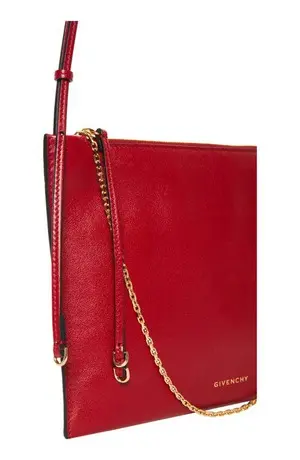 Givenchy Voyou Pochette Leather Shoulder Bag