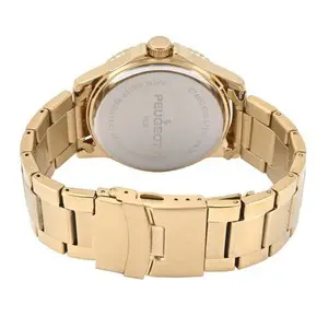 PEUGEOT Sport Bezel Big Face Bracelet Watch40mm - Black