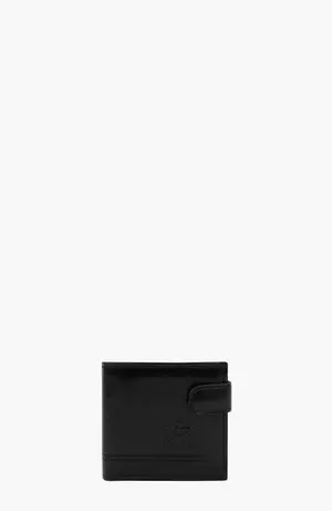 CAVALINHO Gentleman Trifold Leather Wallet 586 - Black