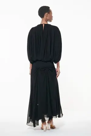 LEEM Smocked Waist Skirt