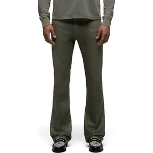 Hudson Jeans Walker Kick Flare Jeans - Wax Olive