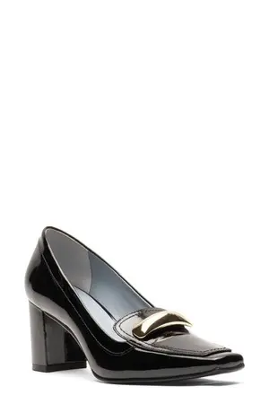 FRANCES VALENTINE Barbara Loafer Pump - Black