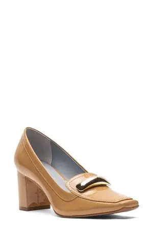 FRANCES VALENTINE Barbara Loafer Pump - Camel