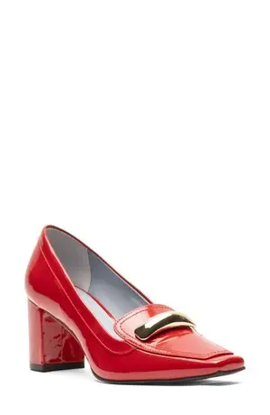 FRANCES VALENTINE Barbara Loafer Pump - Red