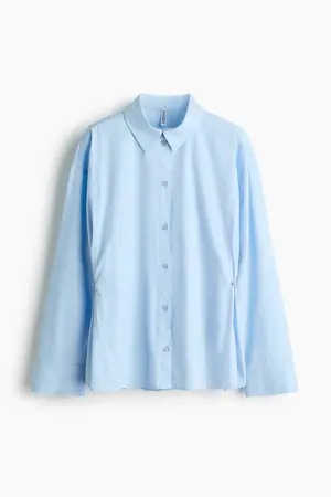 H&M Tapered-waist Poplin Shirt