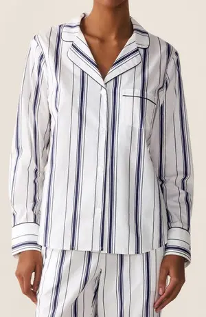 PETITE PLUME Cotton Poplin Pajamas