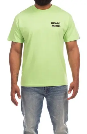 BILLIONAIRE BOYS CLUB Spaceship Graphic T-shirt - Jade Lime