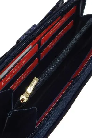 CAVALINHO Grace Wristlet Wallet 213 - Navy/beige