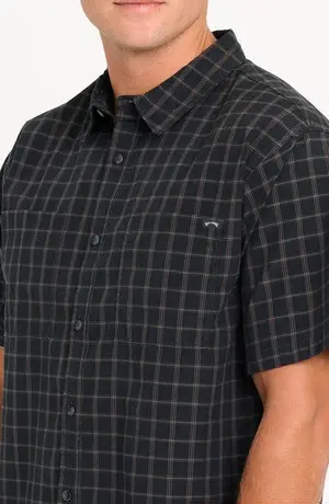 BILLABONG Vista Striped Short Sleeve Shirt - Phantom