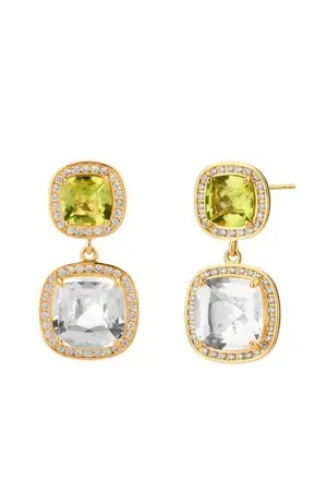 SYNA JEWELS Cushion Drops - Peridot