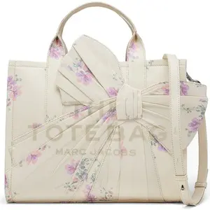 Marc Jacobs Medium The Tote Bag Canvas Tote - Cream Multi