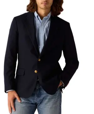 Robert Talbott Booth Single Breasted Brushed Wool Blazer