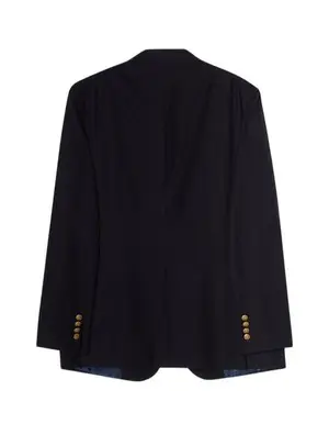 Robert Talbott Booth Single Breasted Brushed Wool Blazer
