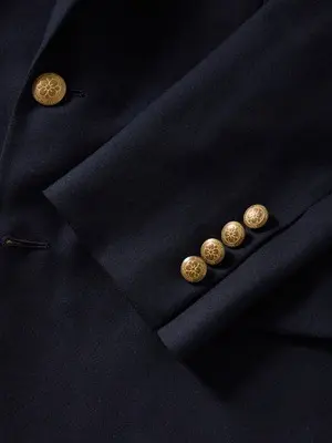 Robert Talbott Booth Single Breasted Brushed Wool Blazer
