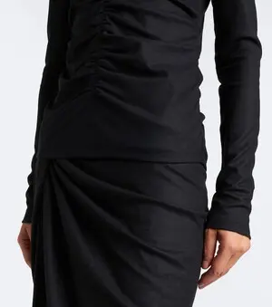 MARANT ETOILE Delesa Ruched Jersey Top