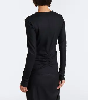 MARANT ETOILE Delesa Ruched Jersey Top