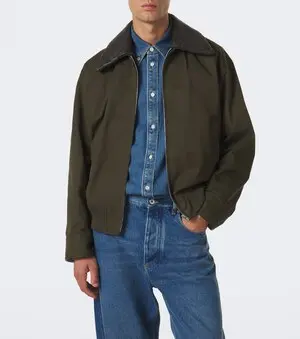 Bottega Veneta Intrecciato Cotton Twill Blouson Jacket