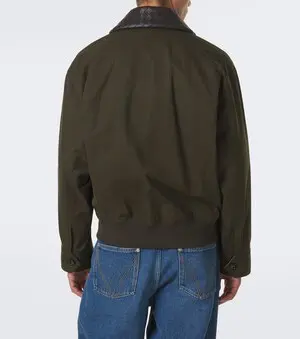 Bottega Veneta Intrecciato Cotton Twill Blouson Jacket