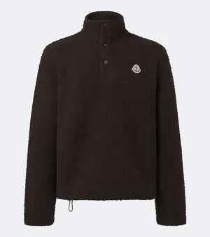Moncler Logo Sweater - Brown