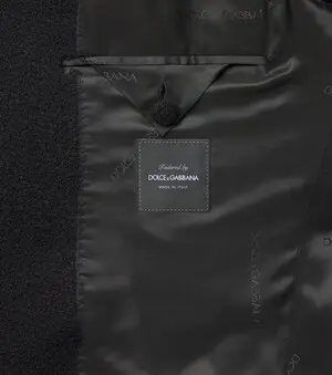 Dolce & Gabbana Dg Embellished Wool-blend Tweed Blazer