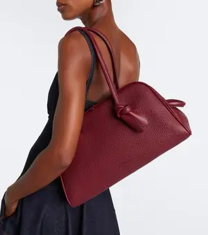 Jacquemus Turismo Medium Leather Bowling Bag