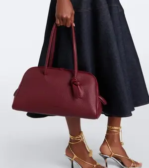 Jacquemus Turismo Medium Leather Bowling Bag