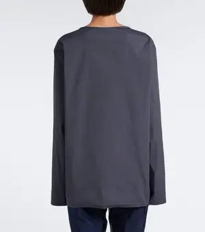 Miu Miu Cotton-blend Poplin T-shirt