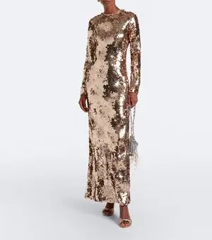 Rabanne Sequined Maxi Dress