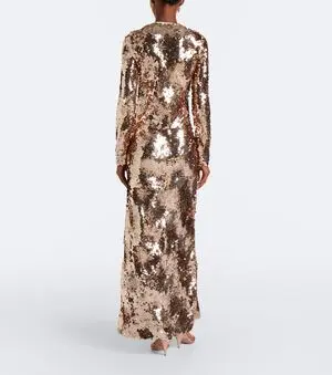 Rabanne Sequined Maxi Dress