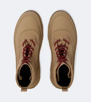 Moncler Vera Sheal Lace-up Boots - Beige