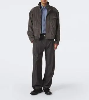 Giorgio Armani Chevron Silk Jacquard Shirt