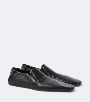Gucci Cupertino Leather Loafers - Black