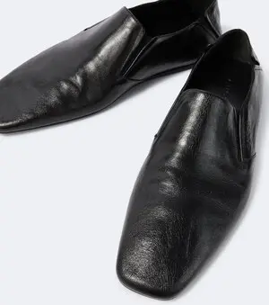 Gucci Cupertino Leather Loafers - Black