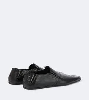 Gucci Cupertino Leather Loafers - Black