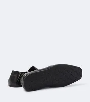 Gucci Cupertino Leather Loafers - Black