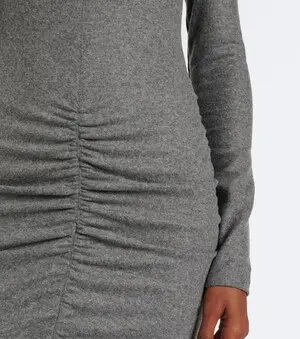 MARANT ETOILE Dyling Ruched Midi Dress