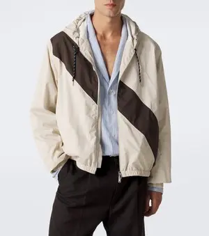 WALES BONNER Kalpa Hooded Cotton-blend Jacket