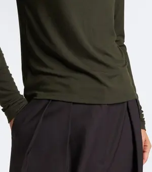 Vince Jersey Turtleneck Top