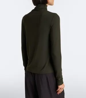 Vince Jersey Turtleneck Top