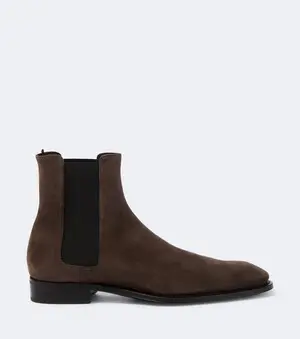 Saint Laurent Aurelien Suede Chelsea Boots