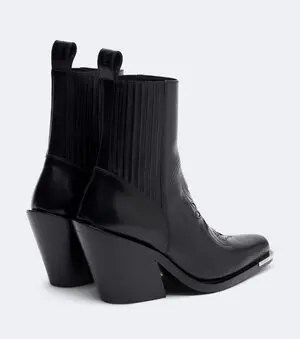 Rabanne Leather Cowboy Boots