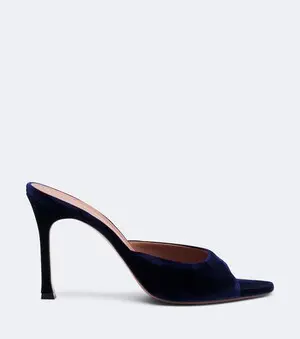 Amina Muaddi Alexa Velvet Mules