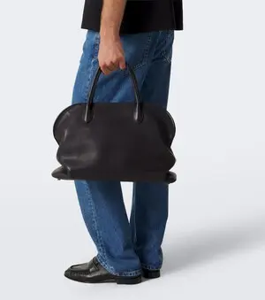 THE ROW Agnes 16 Leather Tote Bag