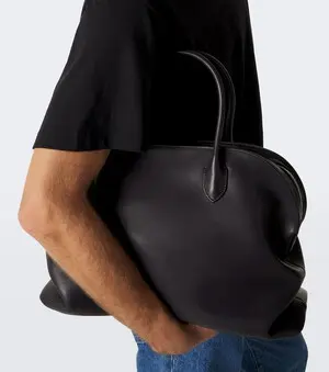 THE ROW Agnes 16 Leather Tote Bag
