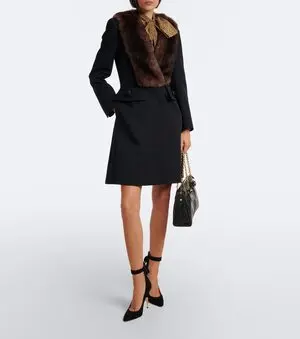 Valentino Garavani Fatale Suede Pumps With Ankle Strap
