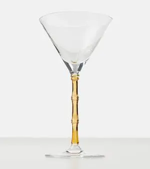 La DoubleJ Bamboo Martini Glasses