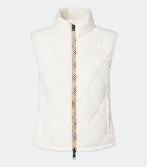 Burberry Quilted Vest - White