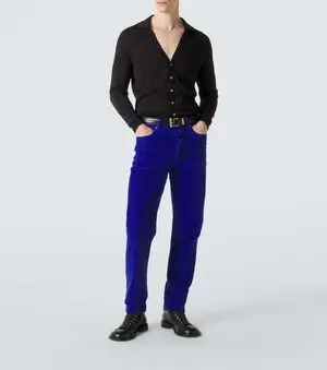 Versace Greca Silk And Cotton Cardigan