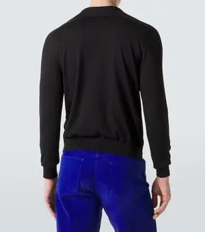 Versace Greca Silk And Cotton Cardigan