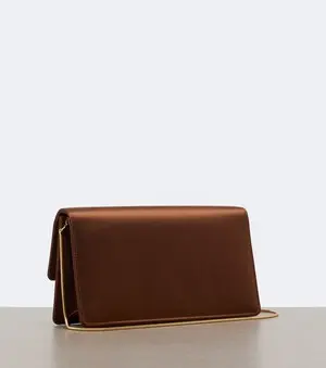 Manolo Blahnik Embellished Satin Clutch